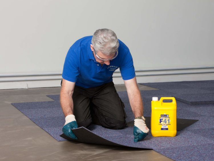 New improved Styccobond F41 Carpet Tile Tackifier launched | F.Ball & Co